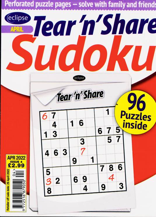 Eclipse Tns Sudoku Magazine Subscription | Buy at Newsstand.co.uk ...