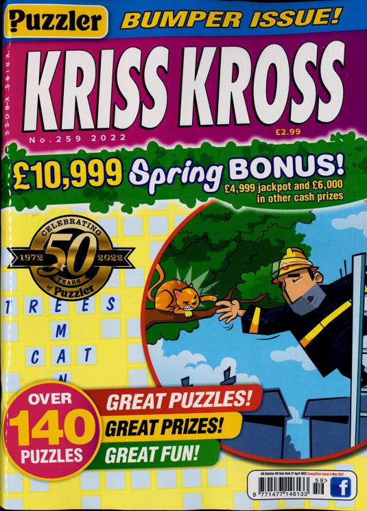 Puzzler Kriss Kross Magazine Subscription | Buy at Newsstand.co.uk ...