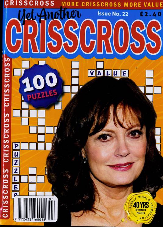 Yet Another Criss Cross Mag Magazine Subscription | Buy at Newsstand.co ...