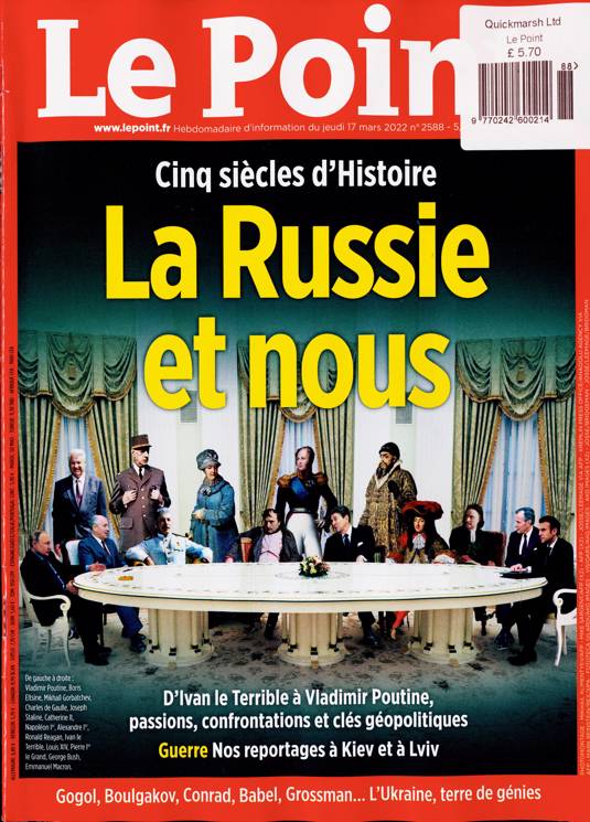 Le Point Magazine Subscription | Buy at Newsstand.co.uk | French