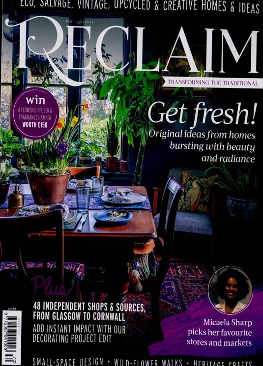 Reclaim Magazine Subscription | Buy at Newsstand.co.uk | Home Interiors