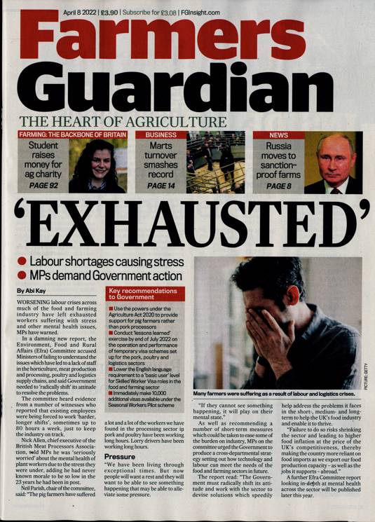 Farmers Guardian Magazine Subscription | Buy at Newsstand.co.uk ...