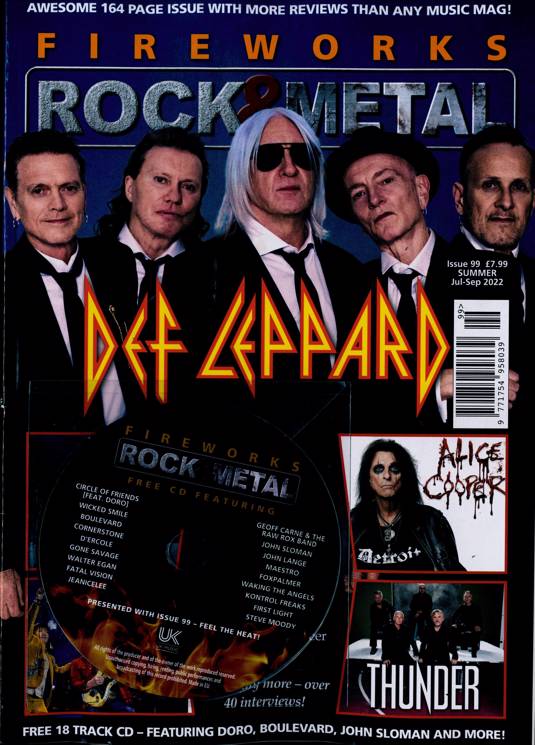 Fireworks Magazine Subscription | Buy at Newsstand.co.uk | Rock Music