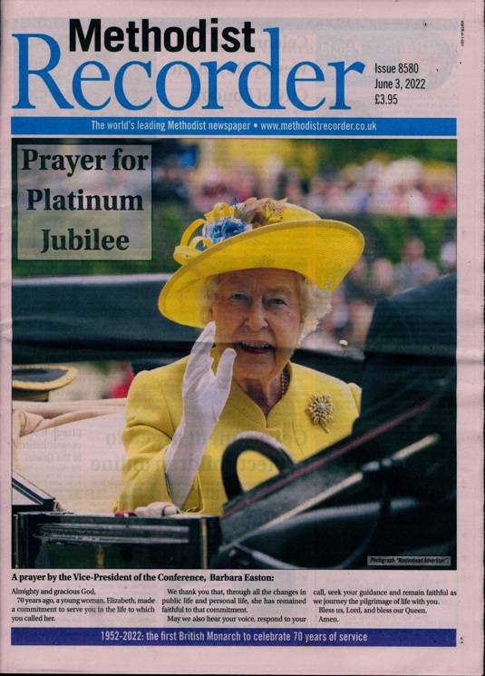 Methodist Recorder Magazine Subscription | Buy at Newsstand.co.uk ...
