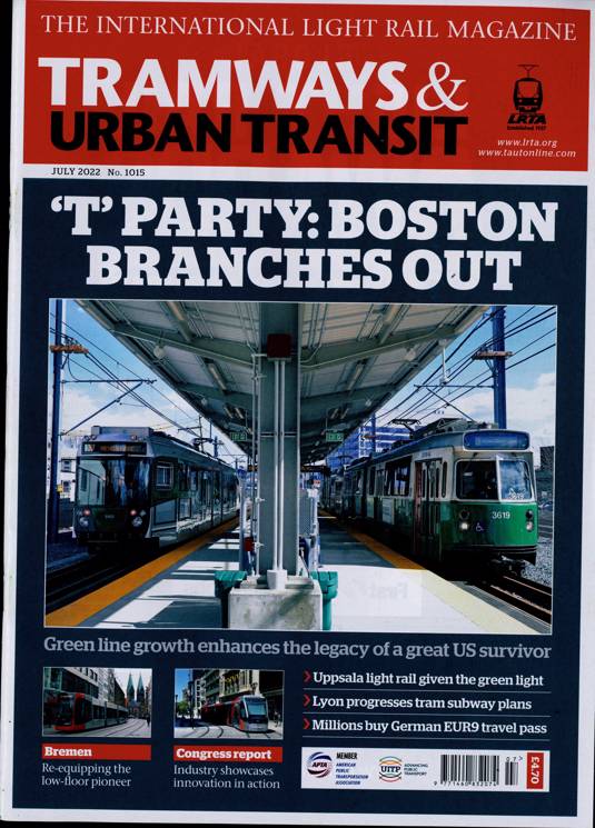 Tramways And Urban Transit Magazine Subscription | Buy at Newsstand.co ...