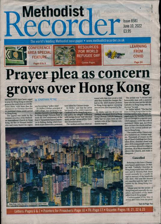 Methodist Recorder Magazine Subscription | Buy at Newsstand.co.uk ...