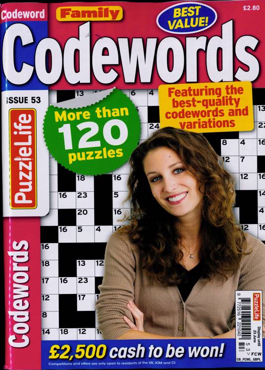 Family Codewords Magazine Subscription | Buy at Newsstand.co.uk | Codeword