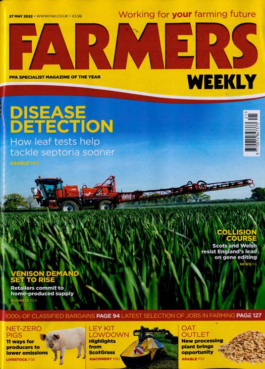 Farmers Weekly Magazine Subscription | Buy at Newsstand.co.uk | Agriculture