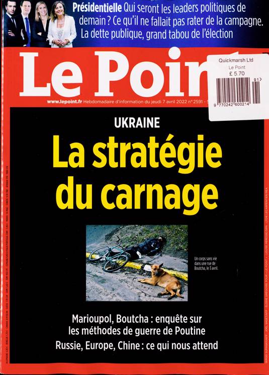 Le Point Magazine Subscription | Buy at Newsstand.co.uk | French