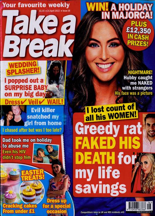 Take A Break Magazine Subscription | Buy at Newsstand.co.uk | Women's ...