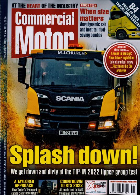 Commercial Motor Magazine Subscription | Buy at Newsstand.co.uk | Trucking