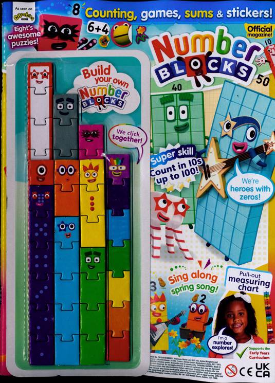 Numberblocks Magazine Subscription | Buy at Newsstand.co.uk | Pre School