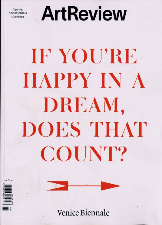 Art Review Magazine Subscription | Buy at Newsstand.co.uk | Visual Arts