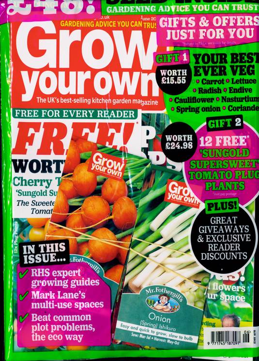 Grow Your Own Magazine Subscription | Buy at Newsstand.co.uk | Gardening