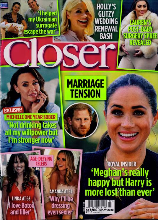 Closer Magazine Subscription | Buy at Newsstand.co.uk | Women's Weekly
