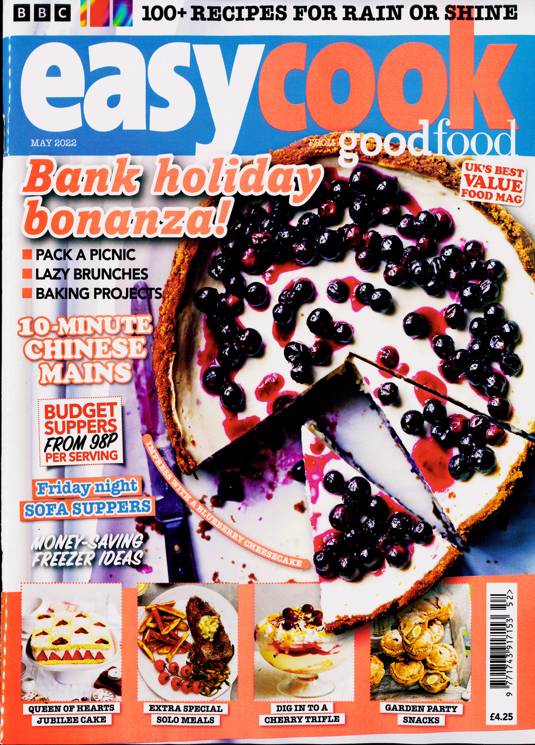 Easy Cook Magazine Subscription | Buy at Newsstand.co.uk | Cooking & Food