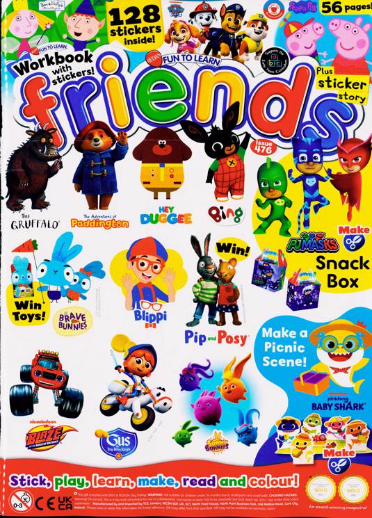 Fun To Learn Friends Magazine Subscription | Buy at Newsstand.co.uk ...