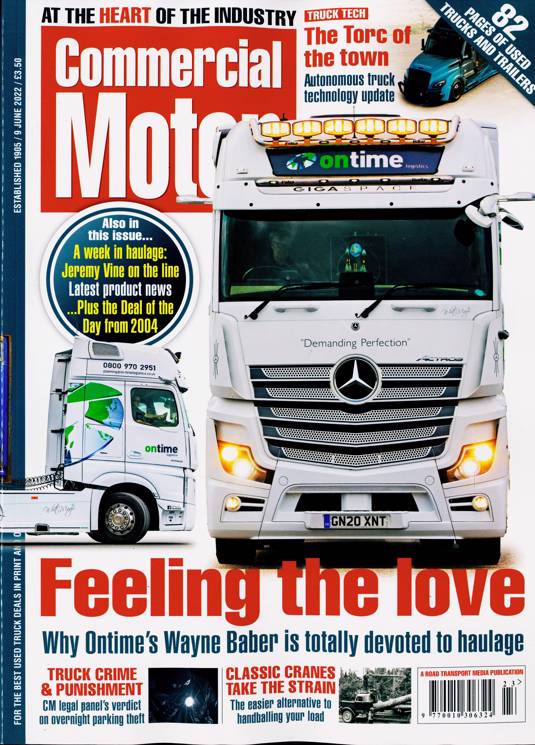 Commercial Motor Magazine Subscription | Buy at Newsstand.co.uk | Trucking