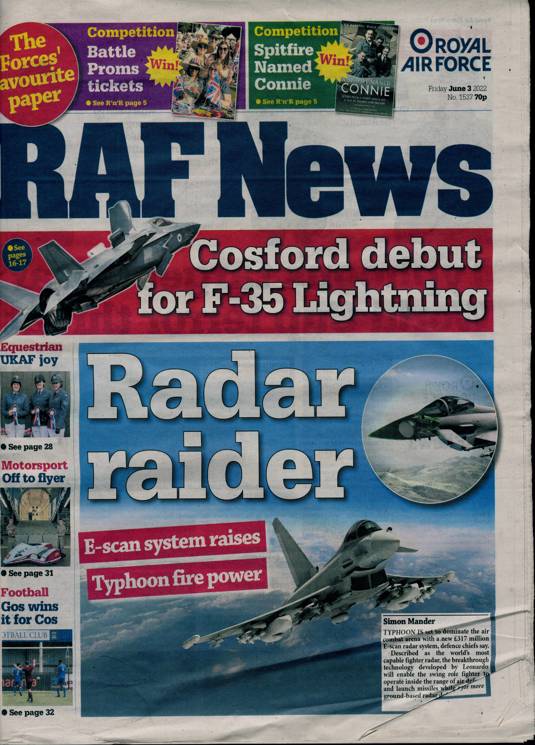 Raf News Magazine Subscription | Buy at Newsstand.co.uk | Military