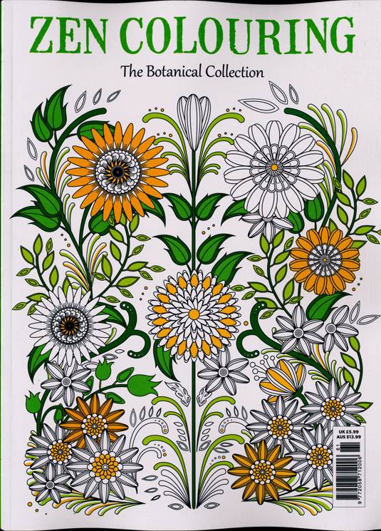 Zen Colouring Magazine Subscription | Buy at Newsstand.co.uk | Colouring
