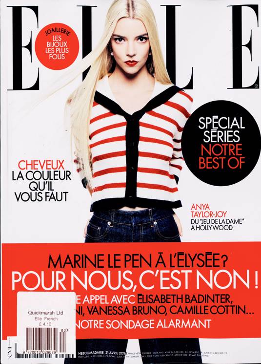 Elle French Weekly Magazine Subscription | Buy at Newsstand.co.uk | French