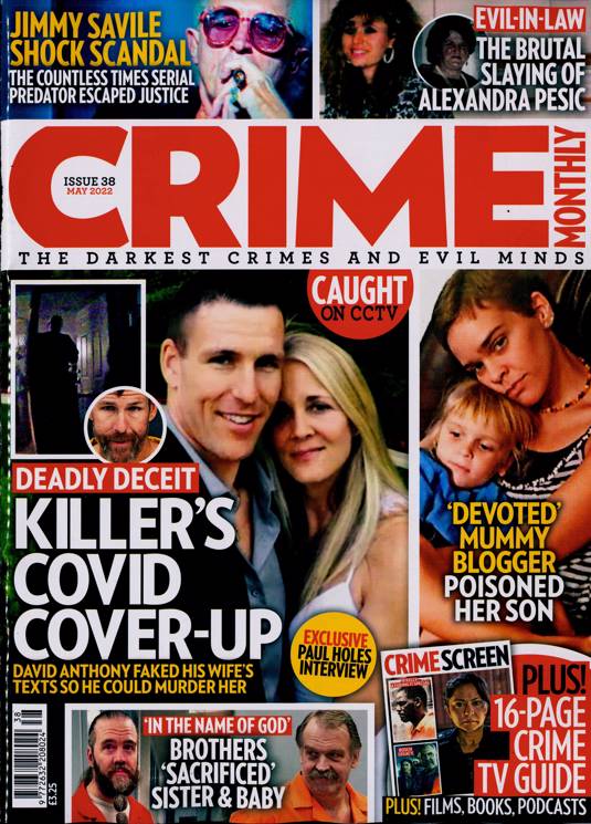 Crime Monthly Magazine Subscription | Buy at Newsstand.co.uk | Crime