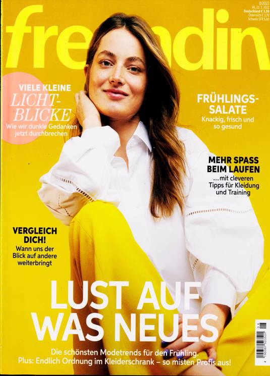 Freundin Magazine Subscription | Buy at Newsstand.co.uk | German