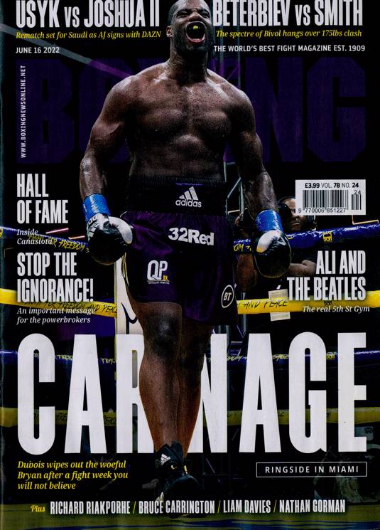 Boxing News Magazine Subscription | Buy at Newsstand.co.uk | Ring & Combat