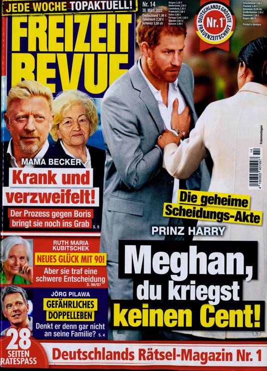 Freizeit Revue Magazine Subscription | Buy at Newsstand.co.uk | German