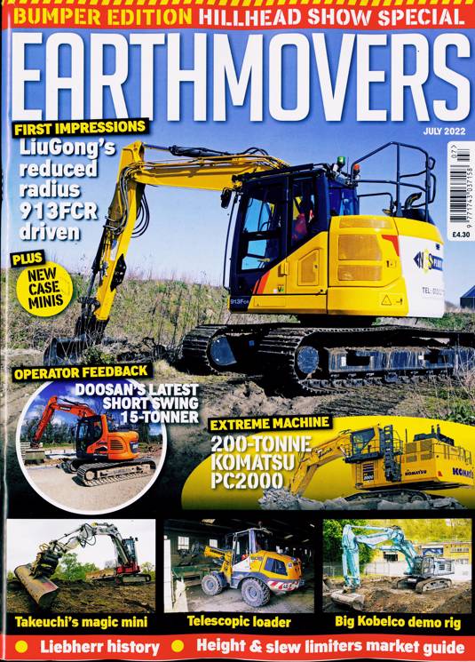 Earthmovers Magazine Subscription | Buy at Newsstand.co.uk | Construction