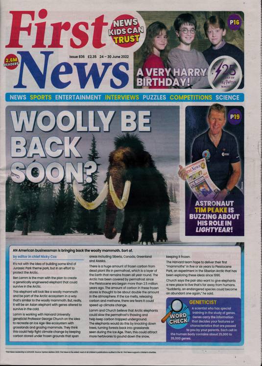 First News Magazine Subscription | Buy at Newsstand.co.uk | General