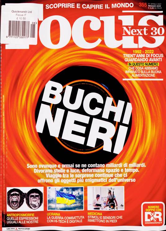 Focus (Italian) Magazine Subscription | Buy at Newsstand.co.uk | Italian
