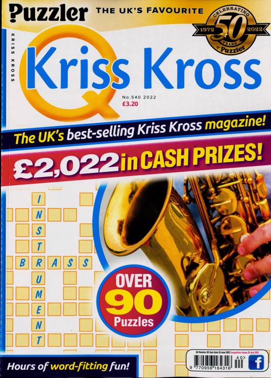 Puzzler Q Kriss Kross Magazine Subscription | Buy at Newsstand.co.uk ...