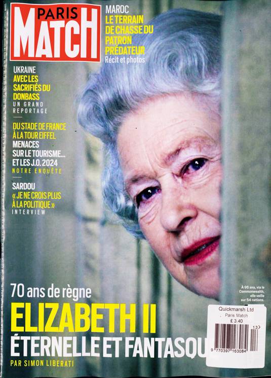 Paris Match Magazine Subscription | Buy at Newsstand.co.uk | French