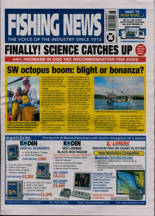 Fishing News Magazine Subscription | Buy at Newsstand.co.uk | Sea Fishing