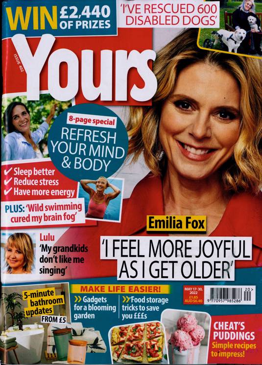 Yours Magazine Subscription | Buy at Newsstand.co.uk | Older Women's