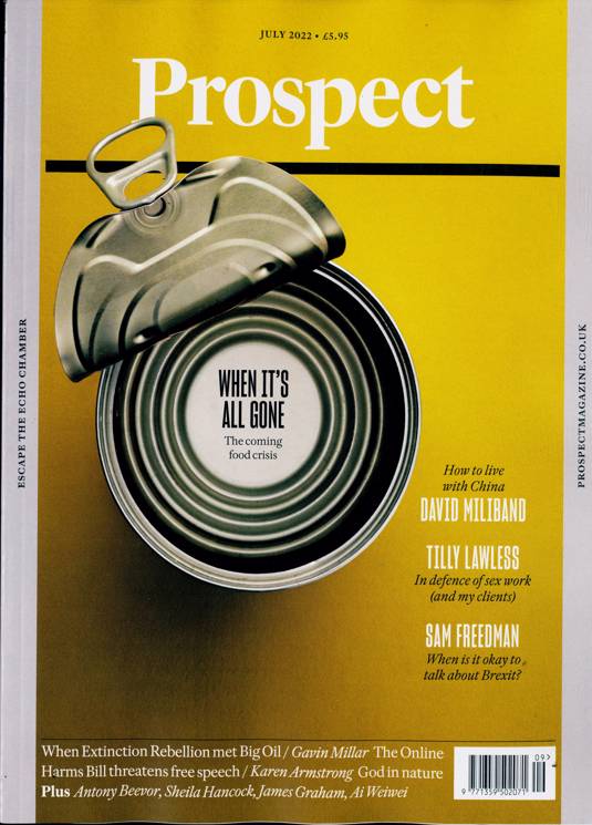 Prospect Magazine Subscription | Buy at Newsstand.co.uk | UK Current ...
