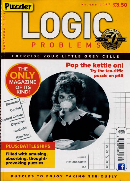 Puzzler Logic Problems Magazine Subscription | Buy at Newsstand.co.uk ...