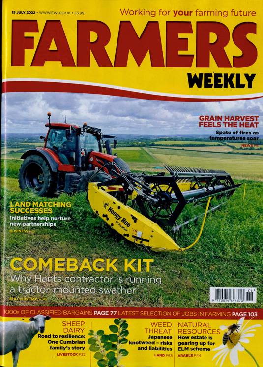 Farmers Weekly Magazine Subscription | Buy at Newsstand.co.uk | Agriculture