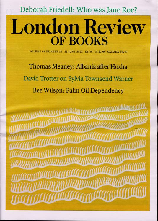 London Review Of Books Magazine Subscription | Buy at Newsstand.co.uk ...