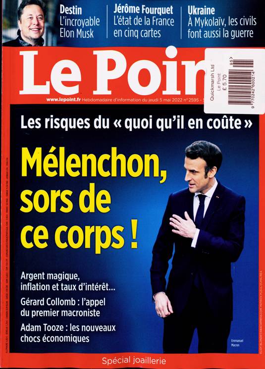 Le Point Magazine Subscription | Buy at Newsstand.co.uk | French