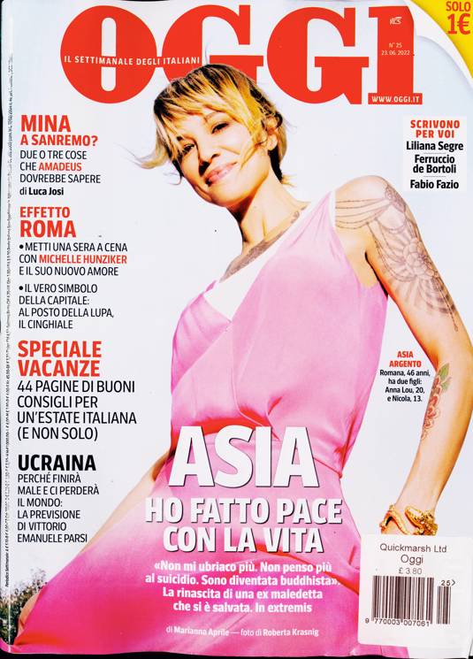 Oggi Magazine Subscription | Buy at Newsstand.co.uk | Italian