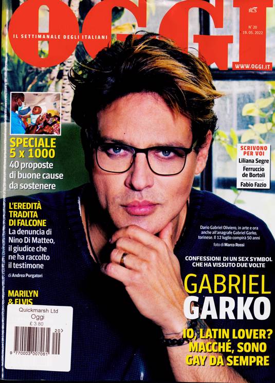Oggi Magazine Subscription | Buy at Newsstand.co.uk | Italian