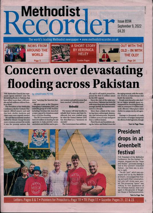 Methodist Recorder Magazine Subscription | Buy at Newsstand.co.uk ...
