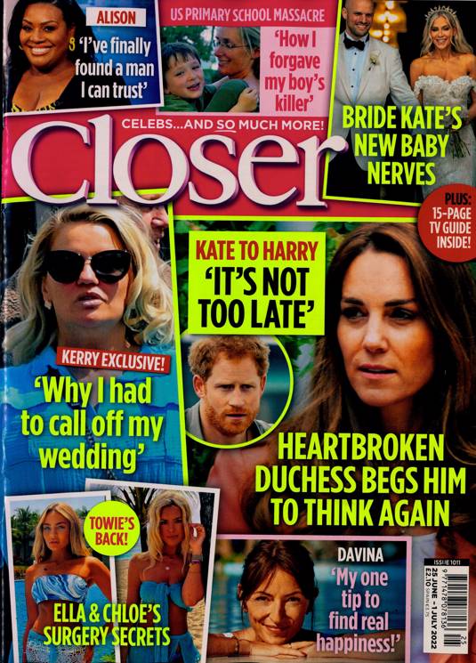 Closer Magazine Subscription | Buy at Newsstand.co.uk | Women's Weekly