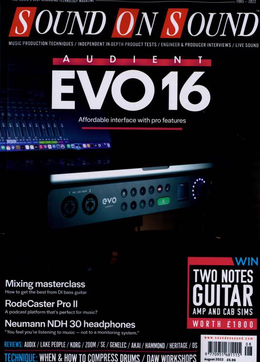 Sound On Sound Magazine Subscription | Buy at Newsstand.co.uk | Other