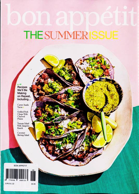 Bon Appetit Magazine Subscription | Buy at Newsstand.co.uk | Cooking & Food
