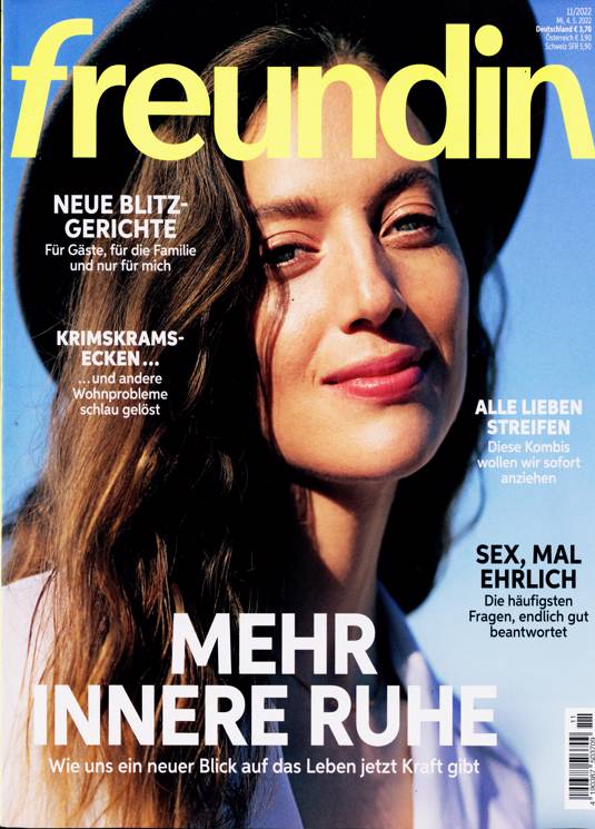 Freundin Magazine Subscription | Buy at Newsstand.co.uk | German