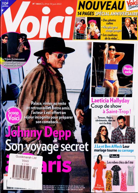 Voici French Magazine Subscription | Buy at Newsstand.co.uk | French