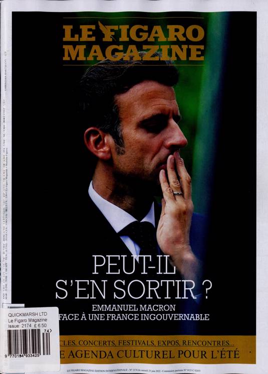 Le Figaro Magazine Subscription | Buy at Newsstand.co.uk | French